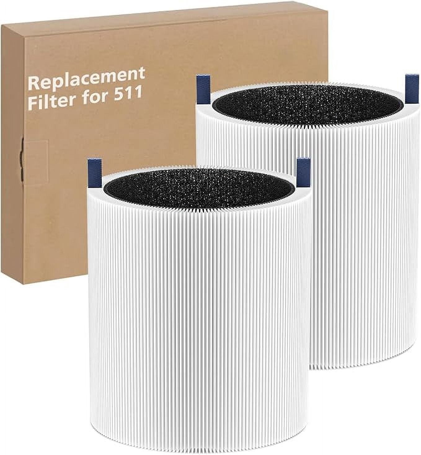2 Pack 511 Replacement Filter, Compatible with Blue Air Blue Pure 511 ...