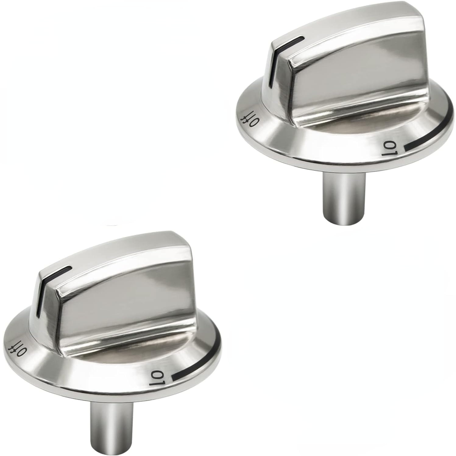 2 Pack 5304525746 Cooktop Knobs Gas Stove Knobs, Compatible with ...