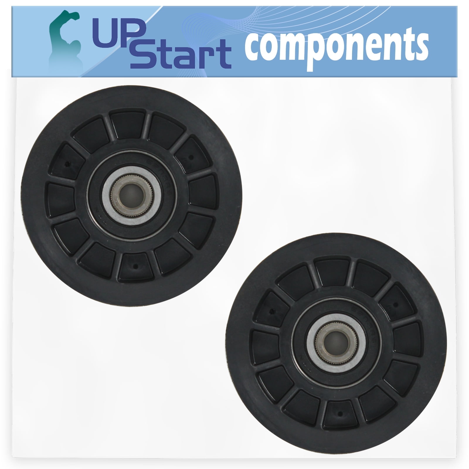 2-Pack 532194327 Flat Idler Pulley Replacement for Husqvarna 2348 LS ...