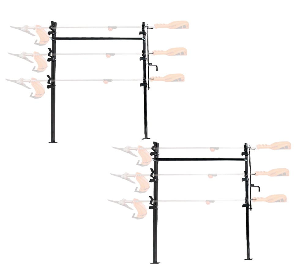 2 Pack 54" 3 Place Lockable Trimmer Weedeater Rack Carrier Mount for ...