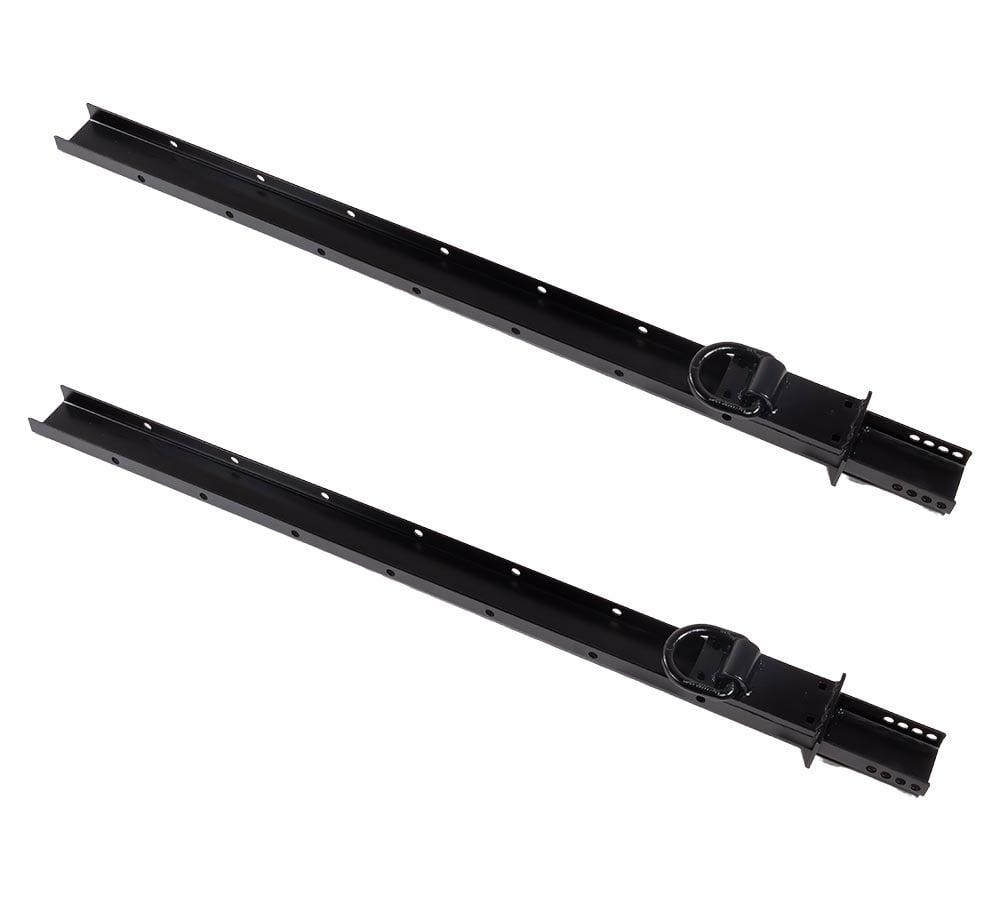 2 Pack 54" Adjustable C-Channel Pipe Stake w/ Welded 5/8" D-ring and 2 ...