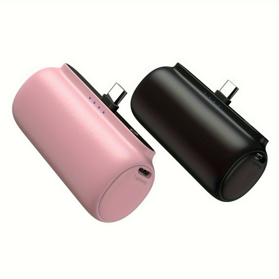 2-Pack 5500mAh Ultra-Compact USB-C Power Banks, Fast Charging Portable ...