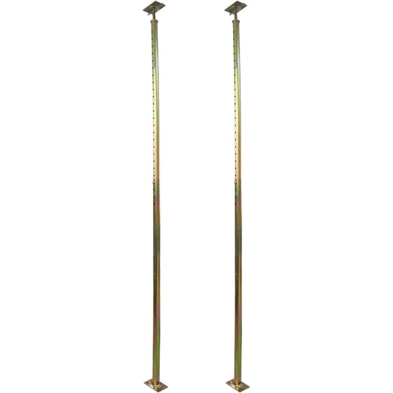 2 Pack 59" - 100" Adjustable House Floor Wall Jack Post Pole Rod Fit ...