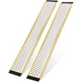 2 Pack 5FT 800 Lbs Aluminum Shed Ramps Lightweight Loading Ramps for ...