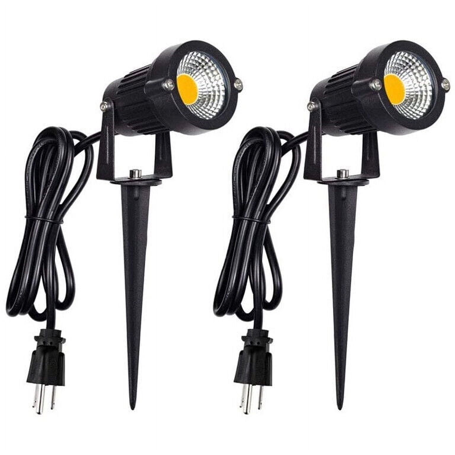 2 Pack 5W LED Landscape Lights for garden yard,3000K Warm White IP65 ...