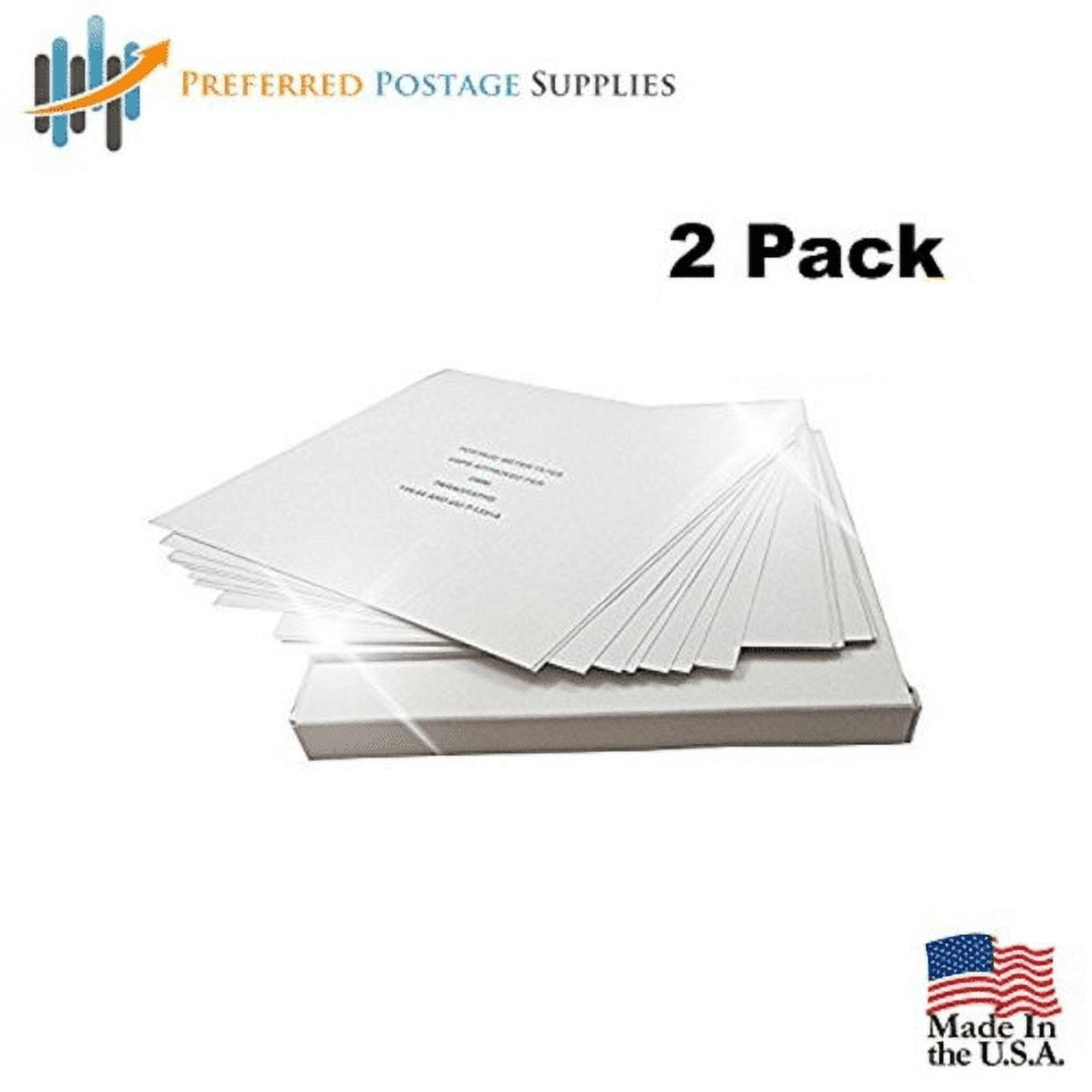(2 Pack) 5x5 Universal Pinwheel Postage Meter Tape - 300 Labels/Box - 4 ...