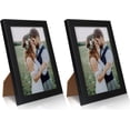 2 Pack 5x7 Picture Frame, Black Picture Frame for Wall and Tabletop ...