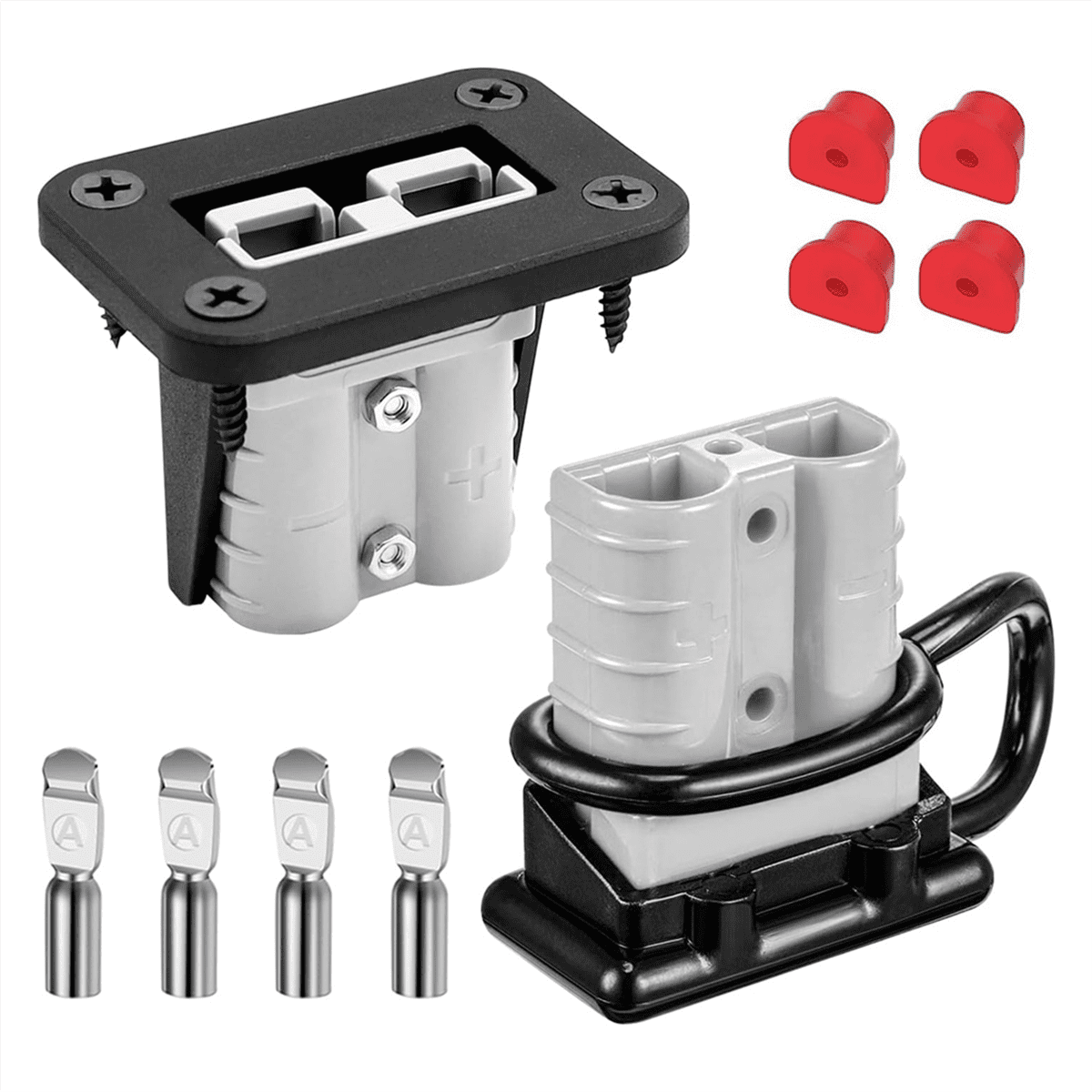 2 Pack 6-10 Gauge 12V to 36V Battery Quick Connect/Disconnect with ...