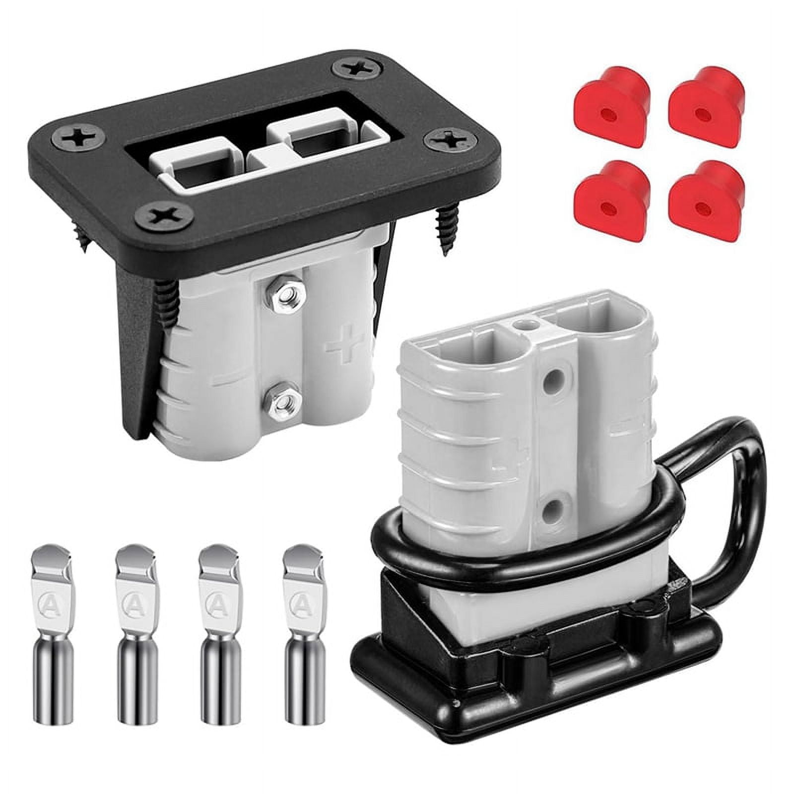 2 Pack 6-10 Gauge 12V to 36V Battery Quick Connect/Disconnect with ...