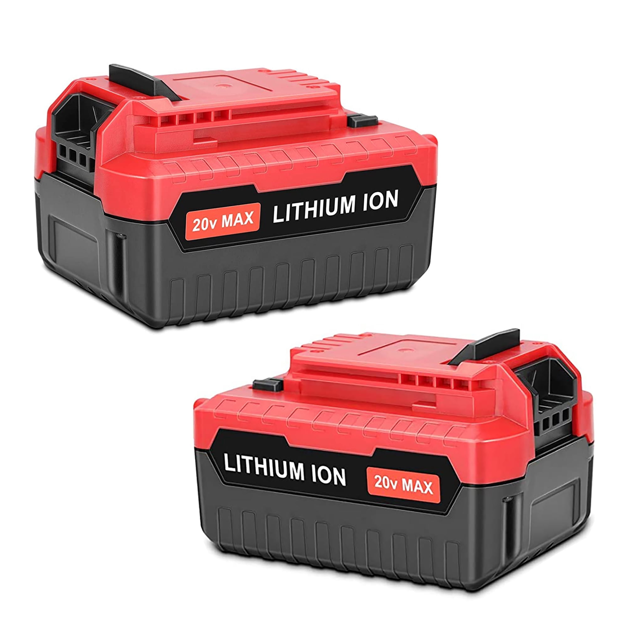 2 Pack 6.5Ah 20V MAX Lithium Battery for Porter Cable 20V Batteries ...