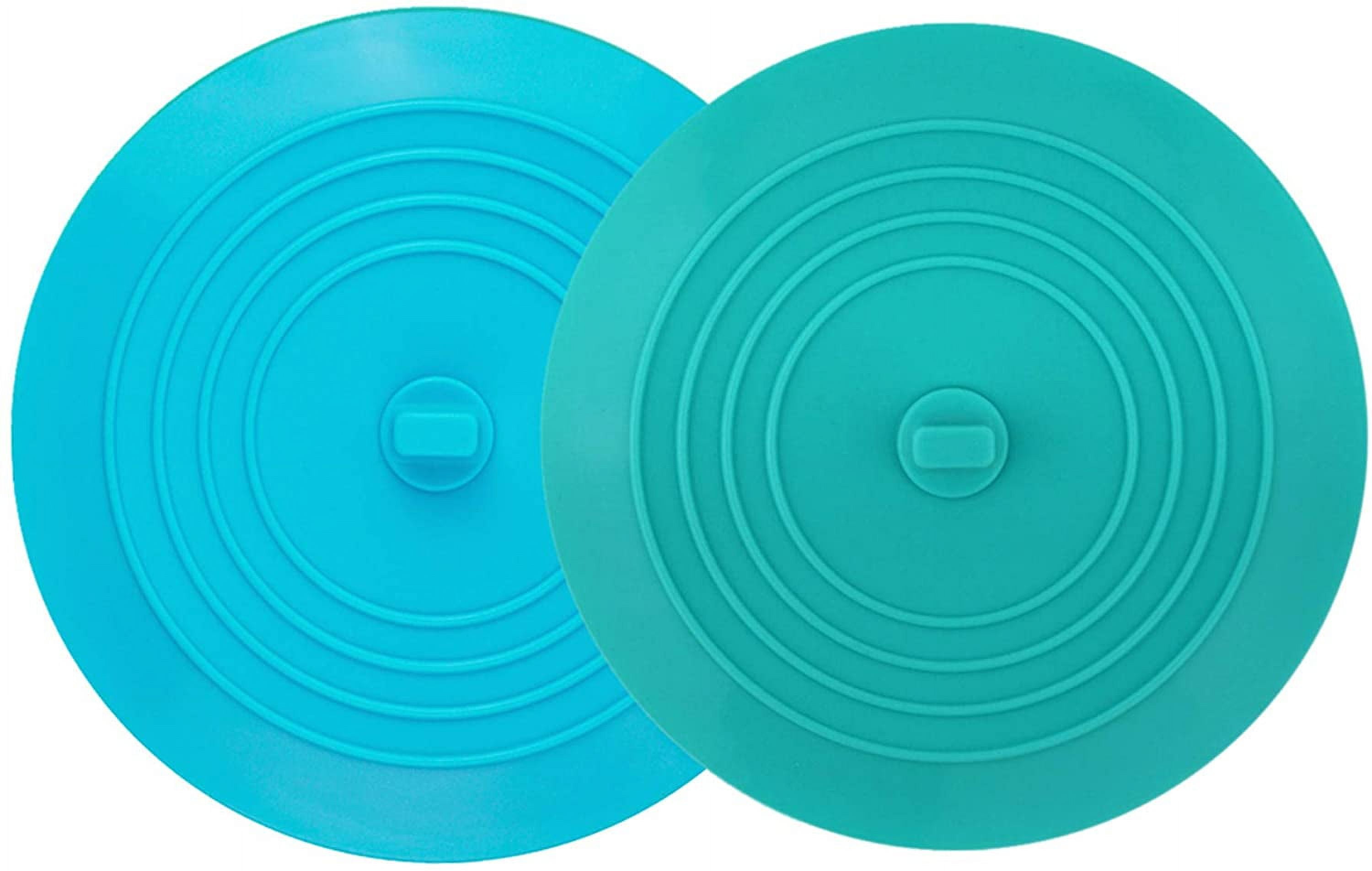 2 Pack 6” Bathtub Tub Drain Cover Stopper, Large Silicone Suction ...