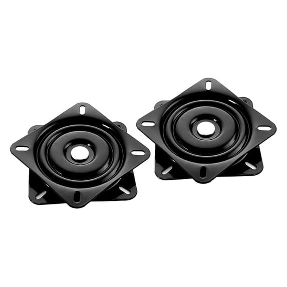 2-Pack 6 Inch Heavy Duty Swivel Plate – Solid Ball Bearing Ring & Full ...