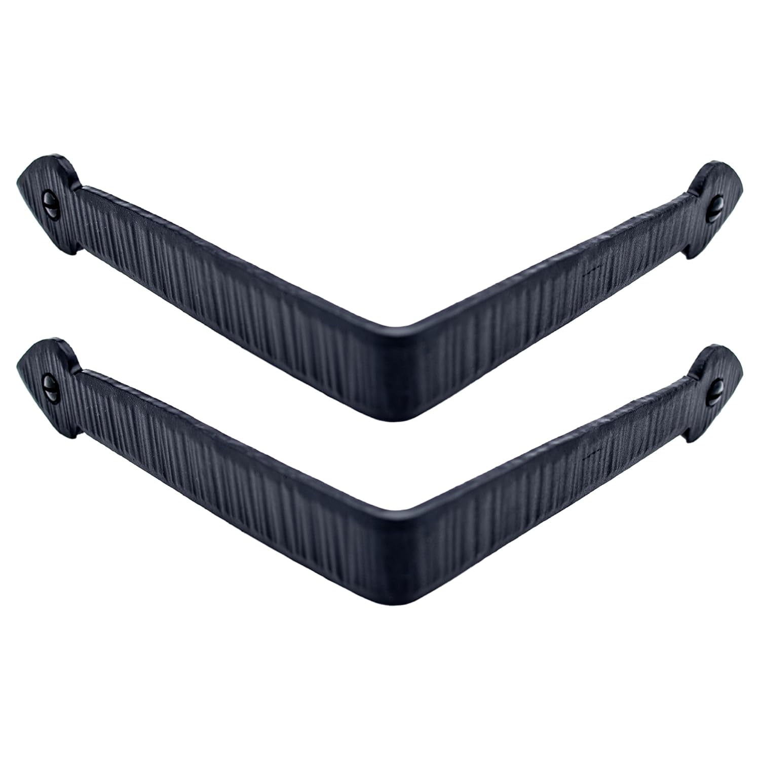2 Pack - 6 Inch Metal Corner Bracket for Furniture - Black - Handmade Decorative Corner Braces ...