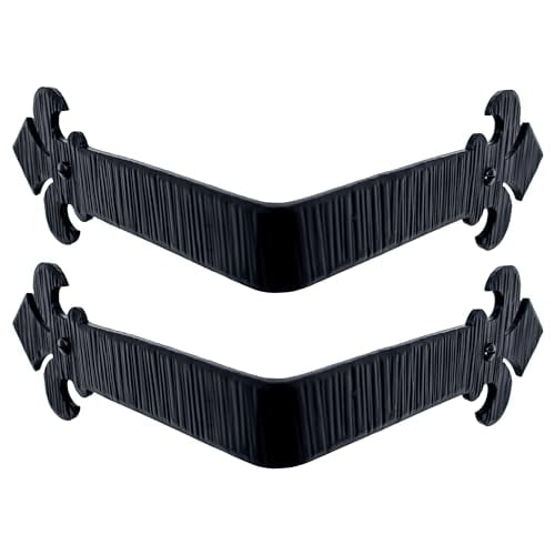 2 Pack - 6 Inch Metal Corner Bracket for Furniture - Black - Handmade ...