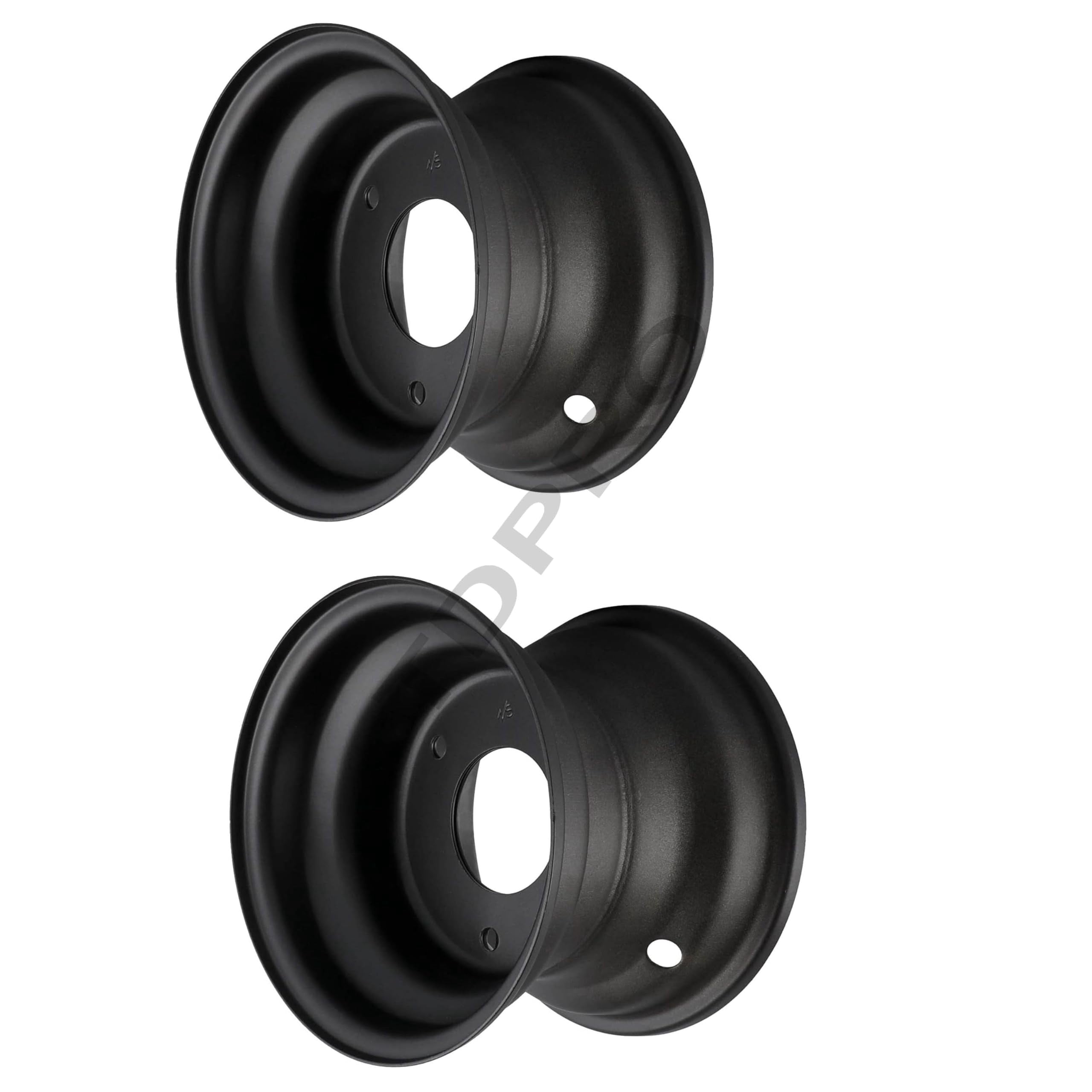 2 Pack 6" Wheel Rim 3 Stud ATV Wheel Rim Fits for Most of 110cc 125cc ...