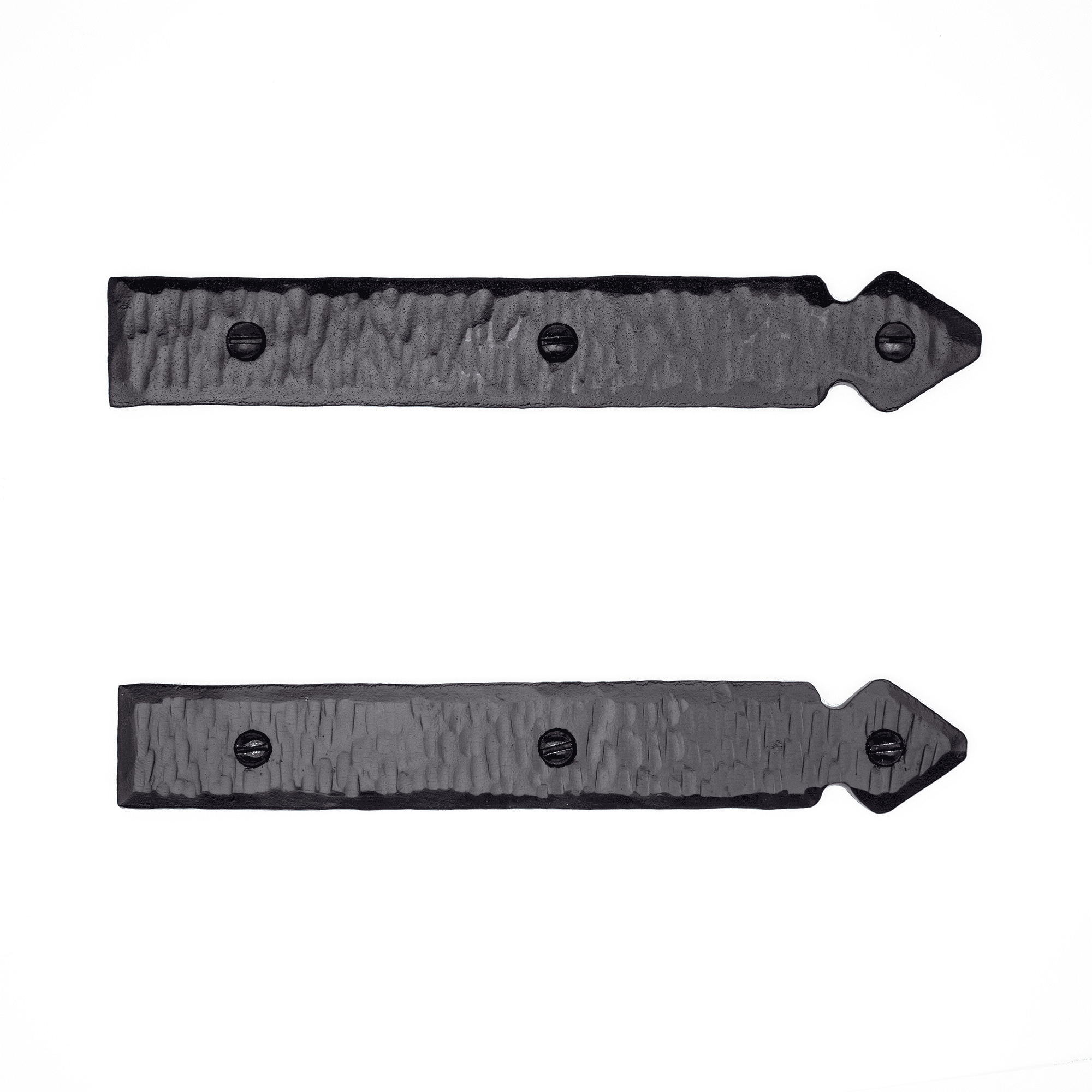 2 Pack 6 inch Faux Decorative Strap Hinge Black Decorative Strap Hinge ...