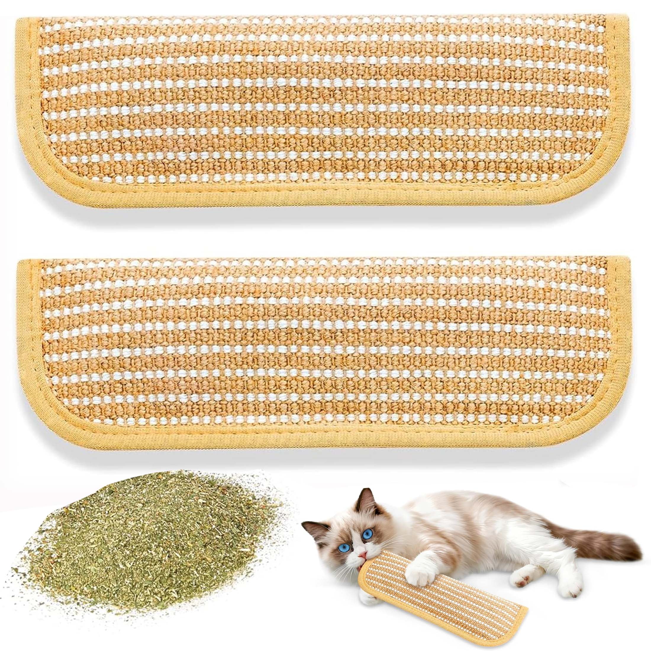 2 Pack 6000mg Organic Catnip Sisal Cat Kicker Toy – Durable Bite ...