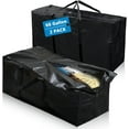 2 Pack 66 Gallon Extra Large Moving Bags, 45 x 16 22 Inch Black XXL ...