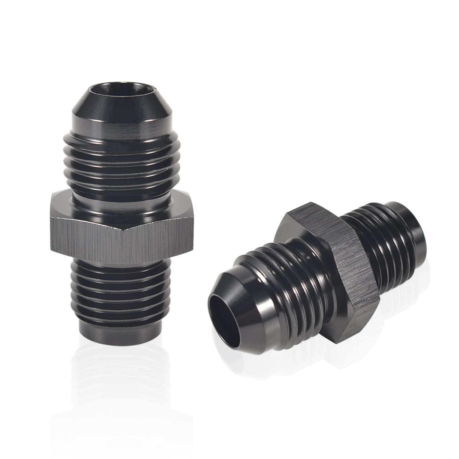 2 Pack 6AN Male Flare to 1/2 x 20 Inverted Straight Hose Fitting ...