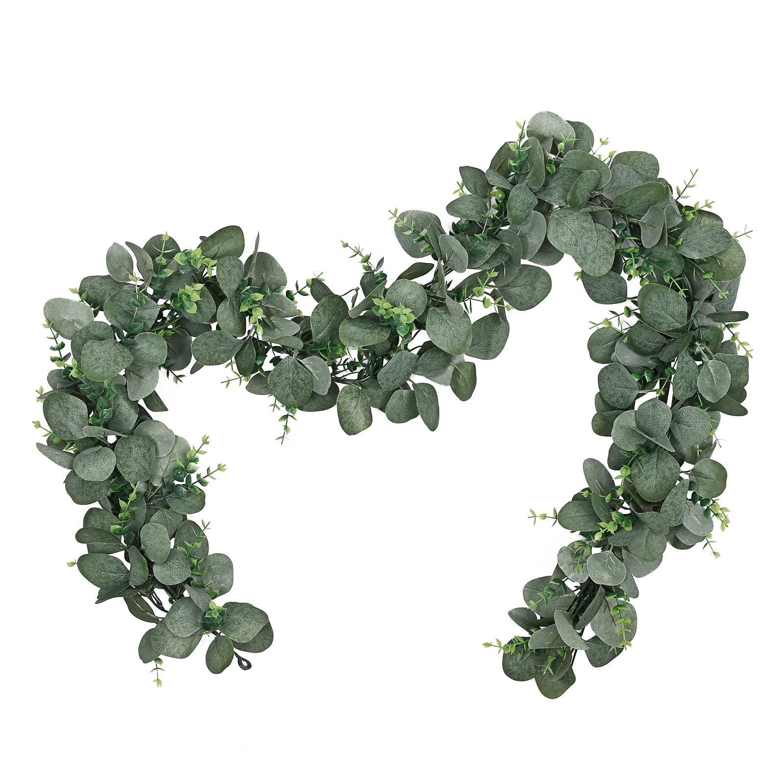 2 Pack 6FT Artificial Eucalyptus Garland Artificial Greenery Garlands, Faux Eucalyptus Vines ...