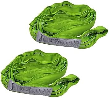 2 Pack 6FT Endless Round Slings, 2” Spanset Round Slings, Polyester ...