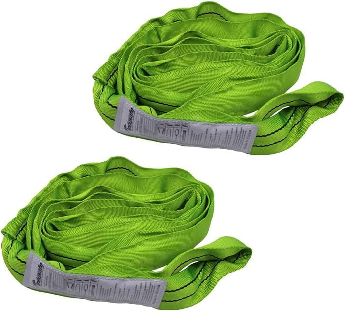 2 Pack 6FT Endless Round Slings, 2” Spanset Round Slings, Polyester ...
