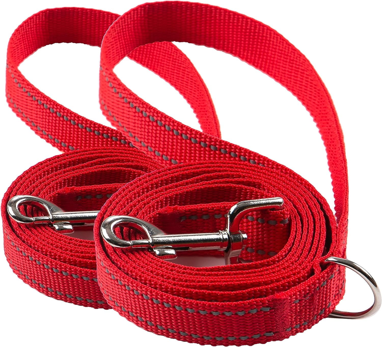 2-Pack 6FT Reflective Dog Leash for Large&Medium and Small Dogs ...