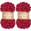 JubileeYarn Fun Finger Gradient Loops Yarn - Polyester Jumbo Loop Yarn ...