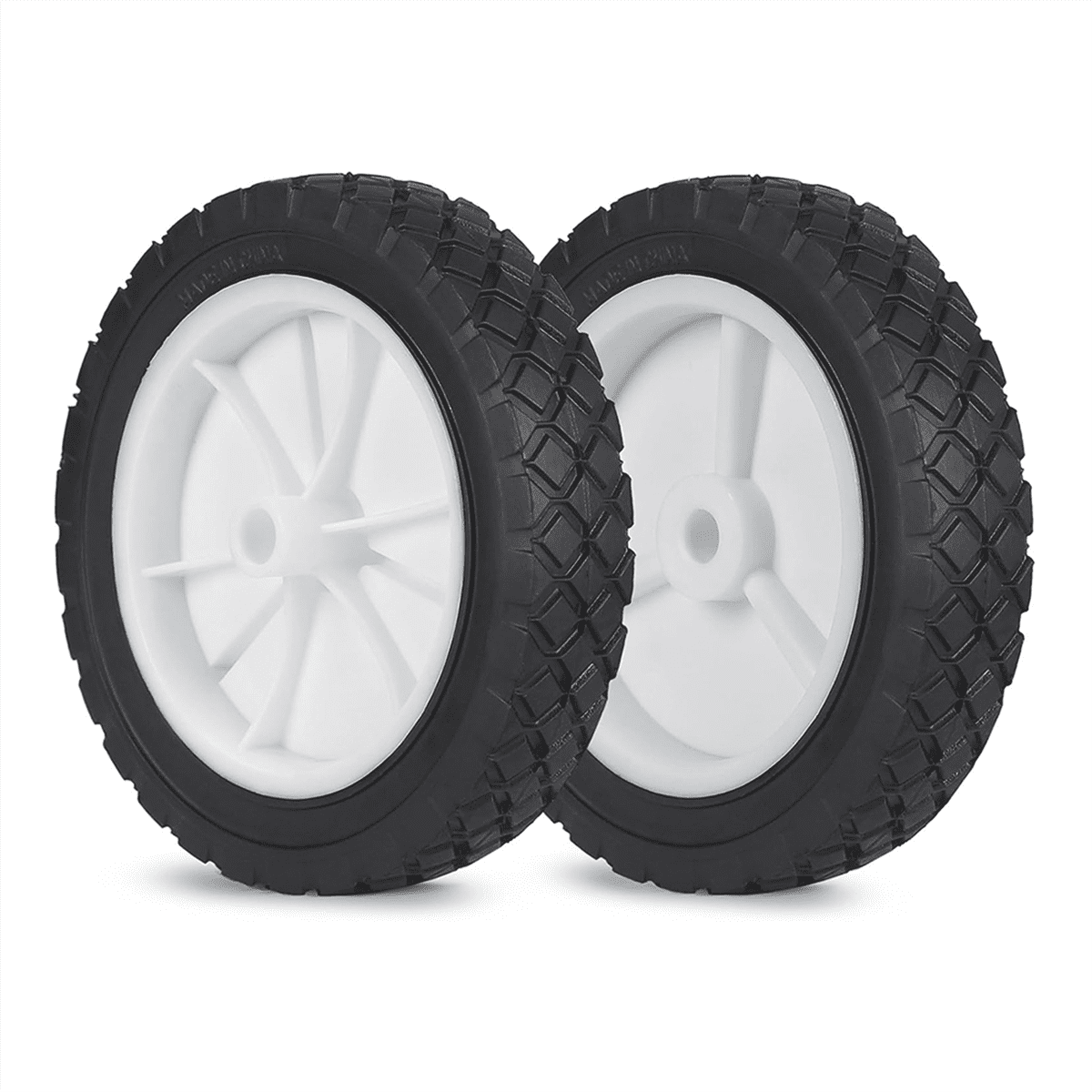 2 Pack 7 Inch Wheels Hand Trucks Wheels, Replacement Fit for Lawn Mower ...