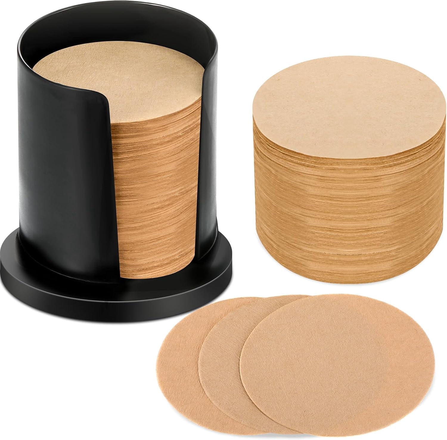 2 Pack 700 Count Coffee Filter Paper Replacement Filters with Filter ...