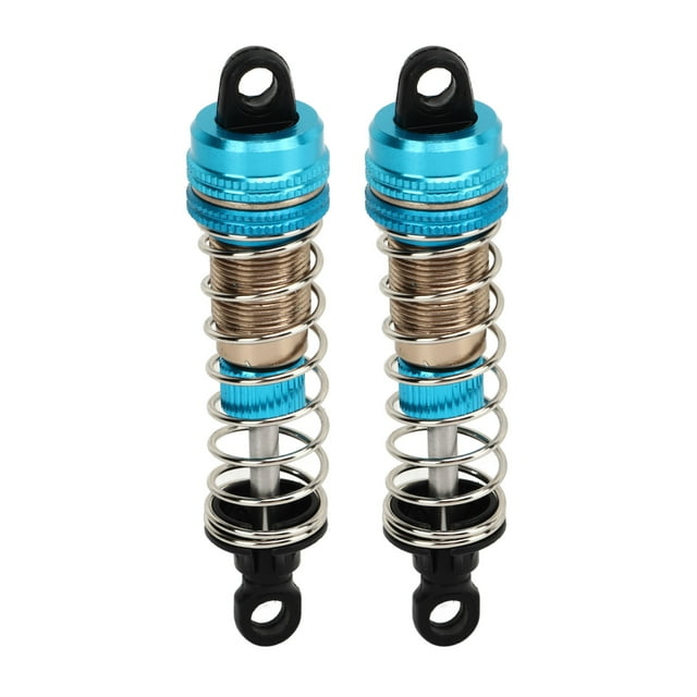2-Pack 76mm Aluminum Alloy Hydraulic Shock Absorbers, Oil Dampers for 1/16 Scale RC Cars - Blue ...