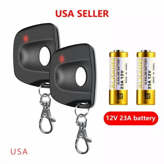 2 Pack 8 Dip For Linear Delta 310Mhz Gate Opener Garage Door Remote ...
