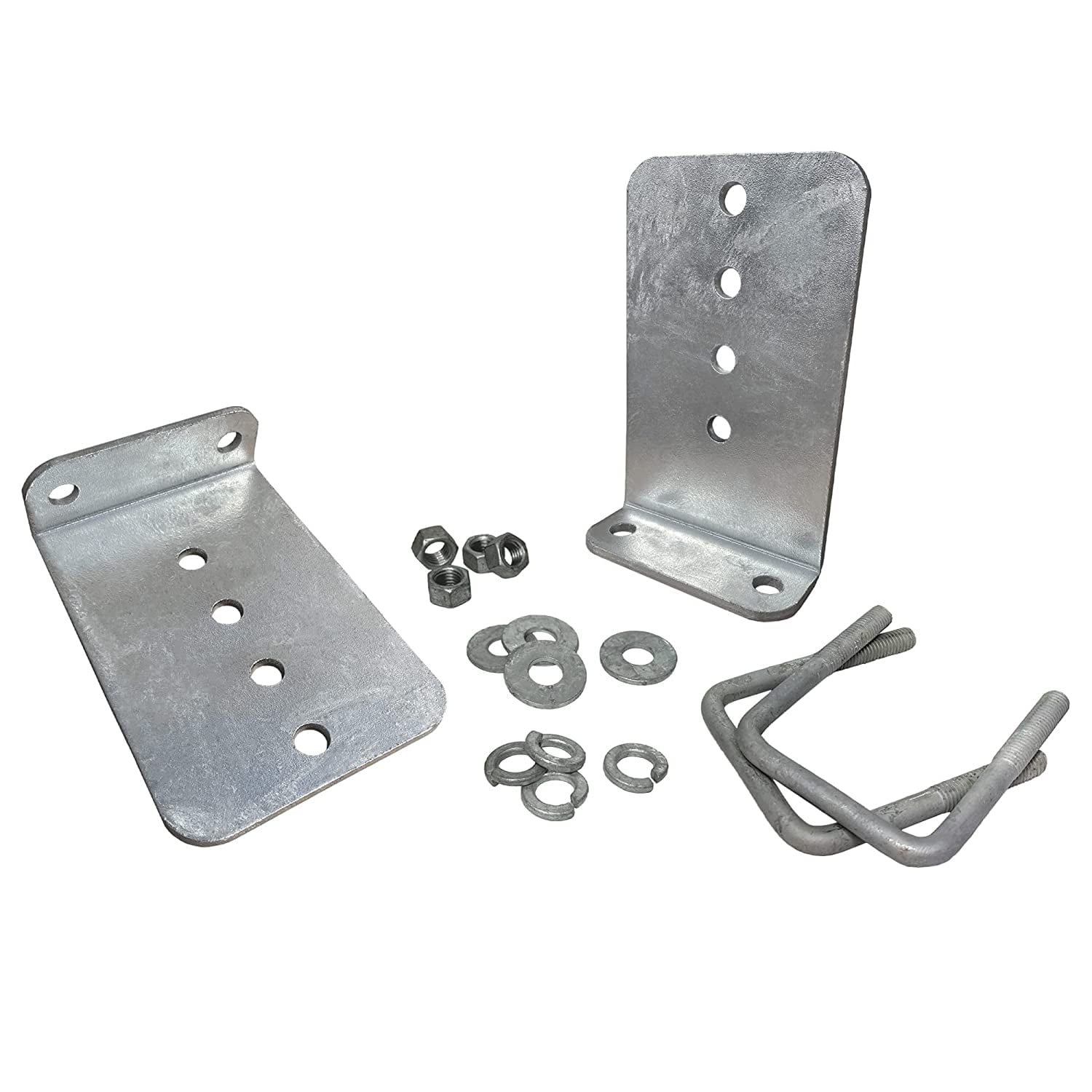 2 Pack - 8" Galvanized L-Type Bunk Bracket Kit for Boat Trailer, fits ...