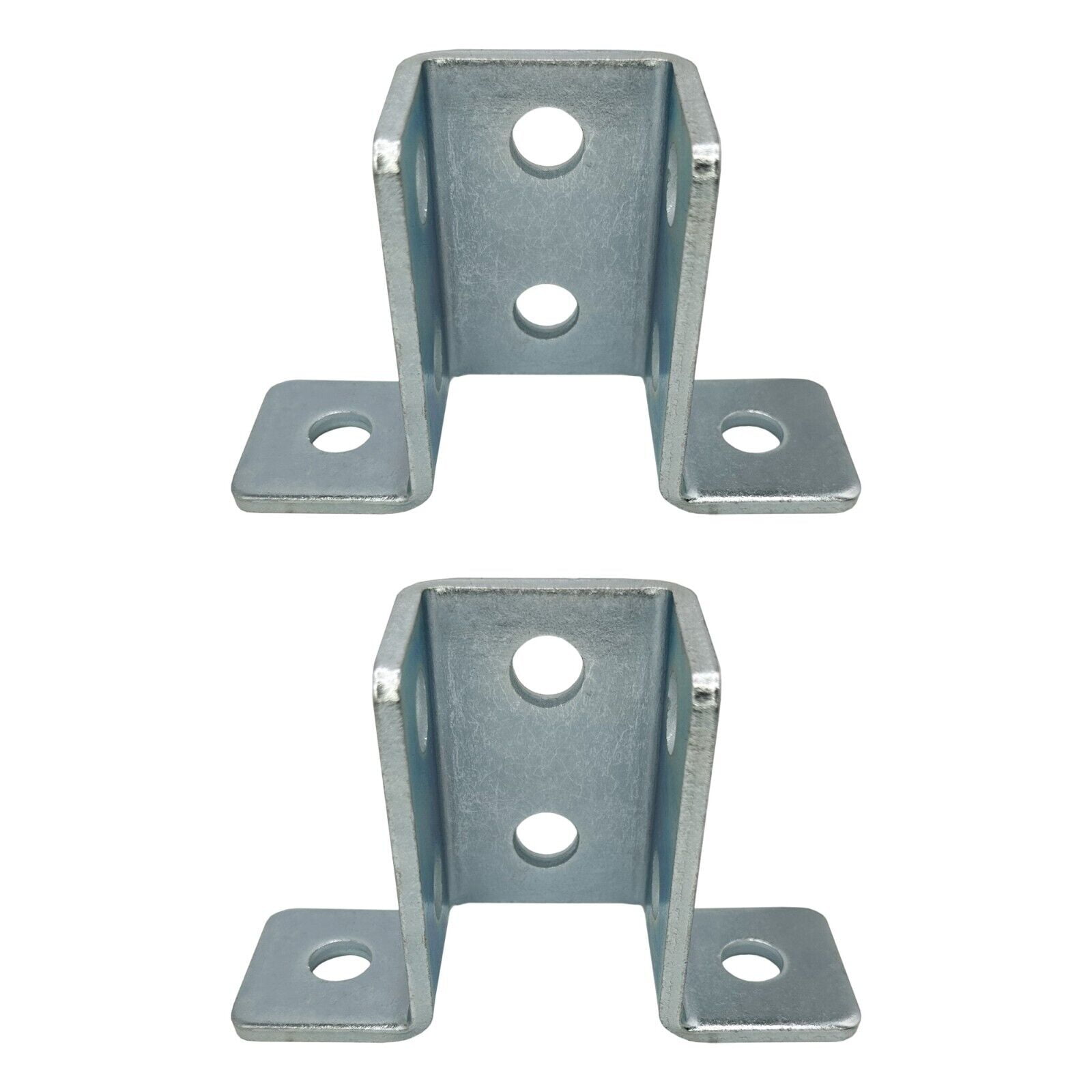 2 Pack - 8 Hole, Wing Shaped 90 Degree Connector Bracket for All 1-5/8 ...
