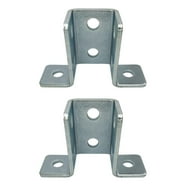 2 Pack - 5 Hole, U Shaped Connector Bracket for All 1-5/8" Strut ...