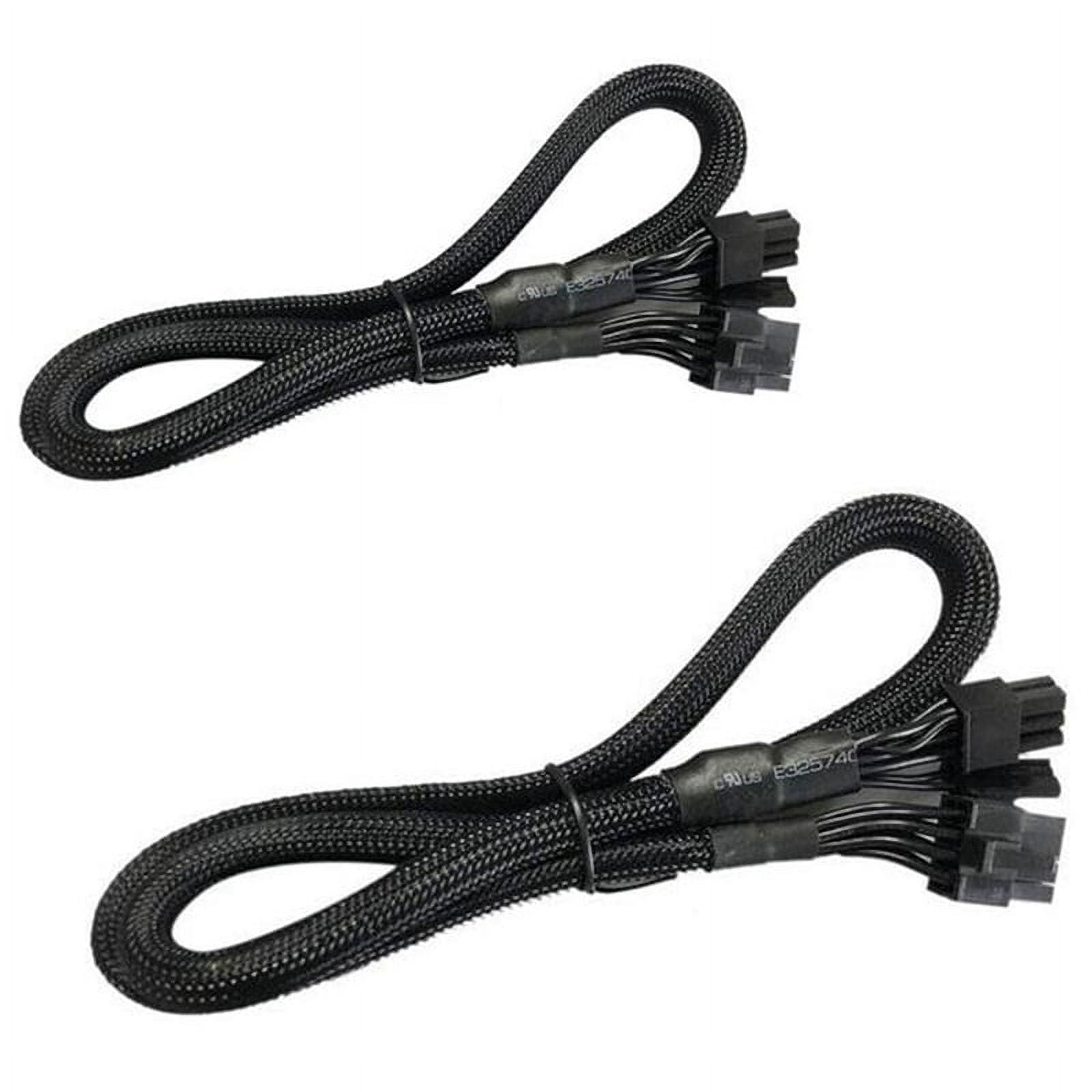 2 Pack 8 PIN TO 8 Pin (6+2) PCIE VGA Supply Cable Flex for Supernova ...