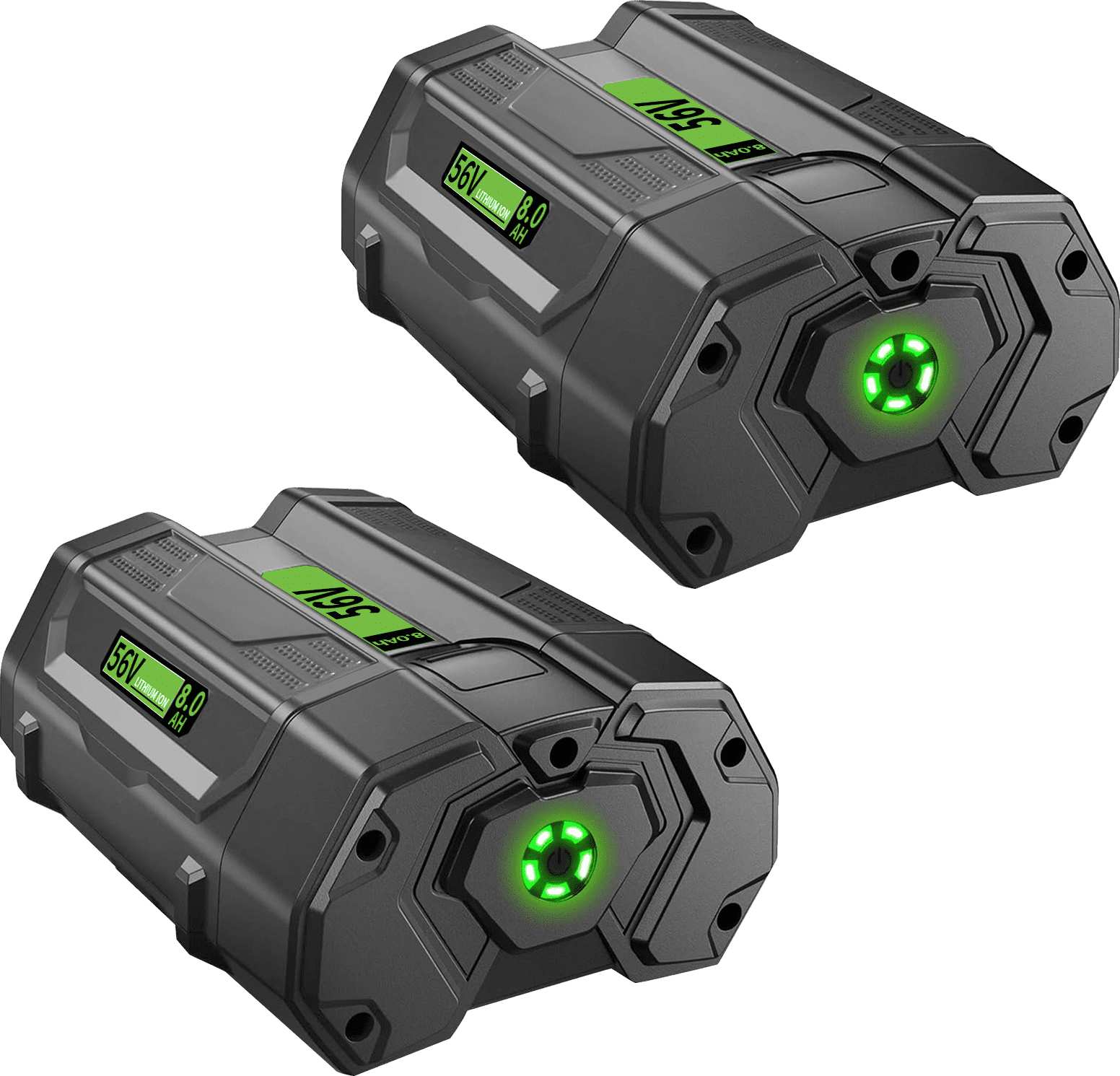 2 Pack 8000mAh Lithium Replacement for EGO Battery Compatible with EGO ...