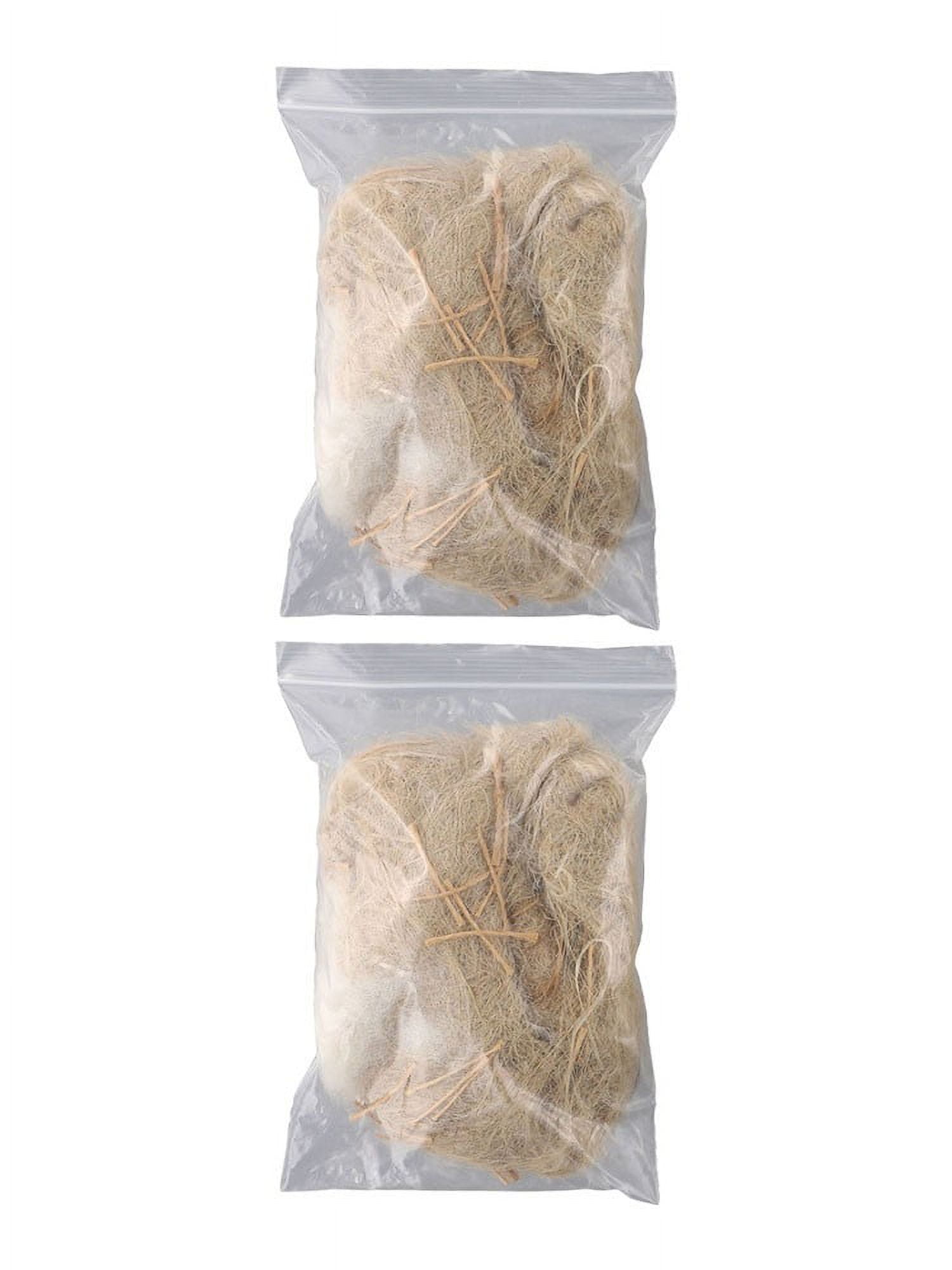 2 Pack 80G Jute Nesting Material Nest / Fibre Aviary Birds Canaries ...