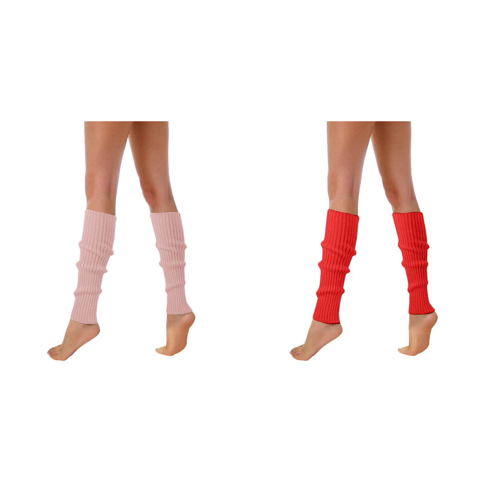2-Pack,80s 90s Leg Warmers For Women Neon Ribbed Leg Socks Stylish ...