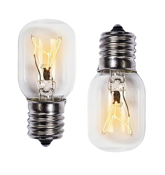2 Pack 8206232A Bulb 40w 125v Microwave Oven Light -Under Hood ...