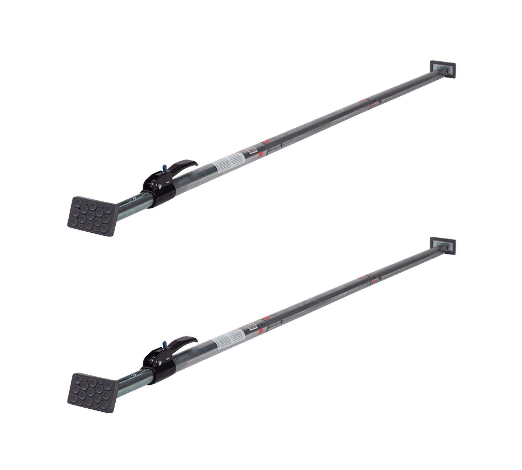 2 Pack 89-3/4" to 104-1/2" Long Steel Telescoping Ratcheting Load Lock ...