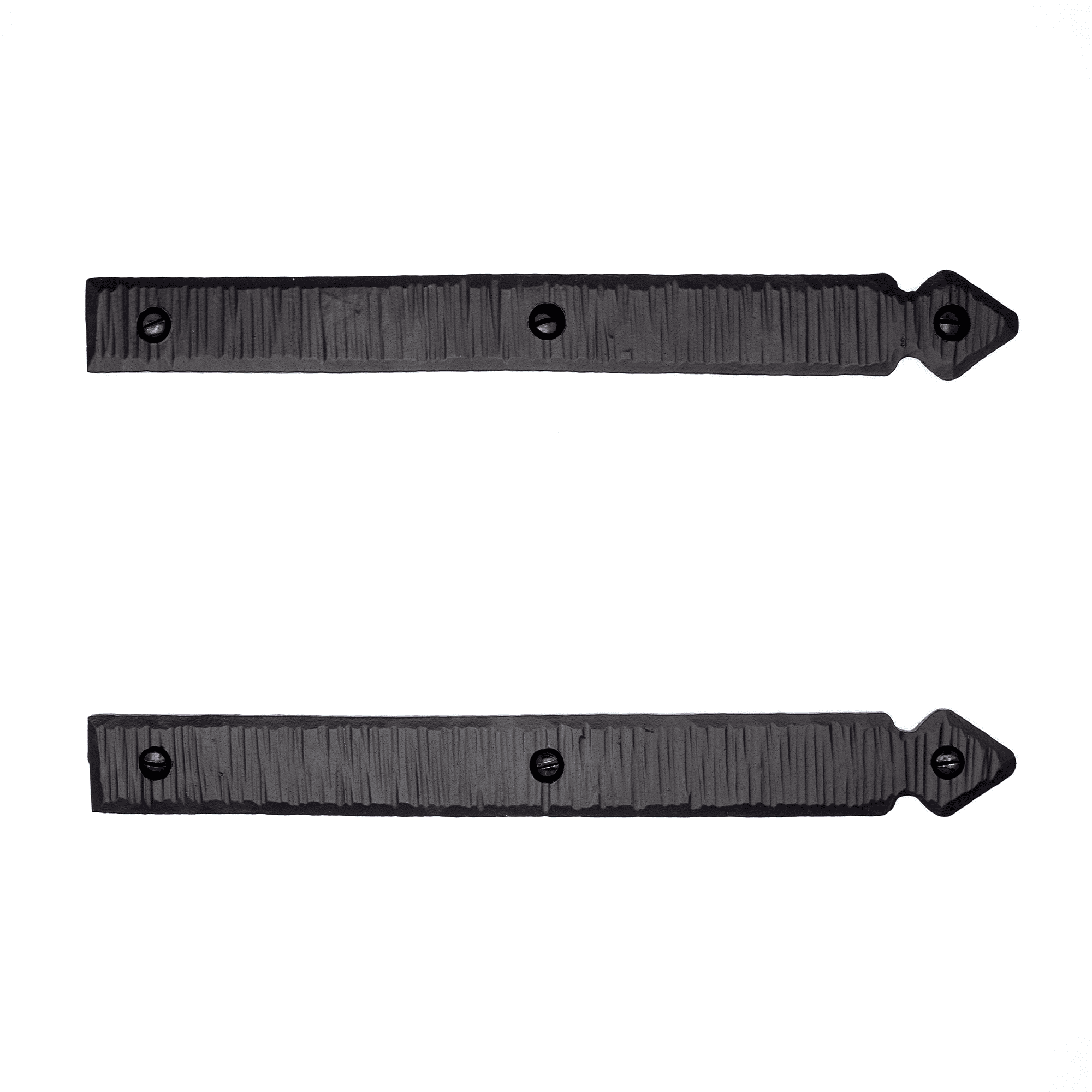 2 Pack 9 inch Faux Door Hinges Black Decorative Strap Hinge Wrought ...