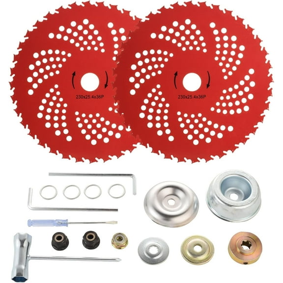 Carbon Steel Toothed Brushcutter Blade - For Grass And Brambles ...