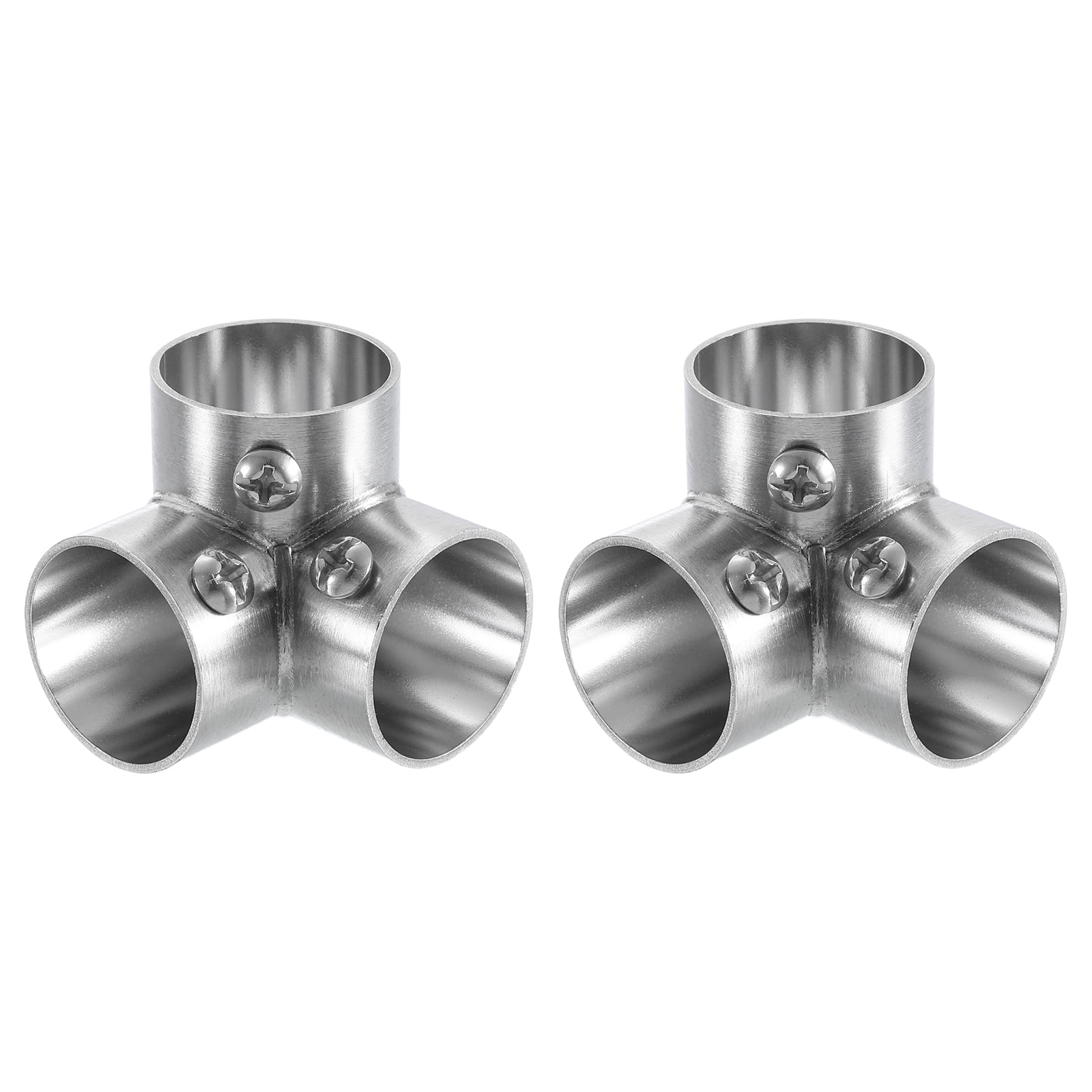 2 Pack 90 Degree 3-Way Elbow Pipe Fitting Connector Fit 1" OD Pipe ...