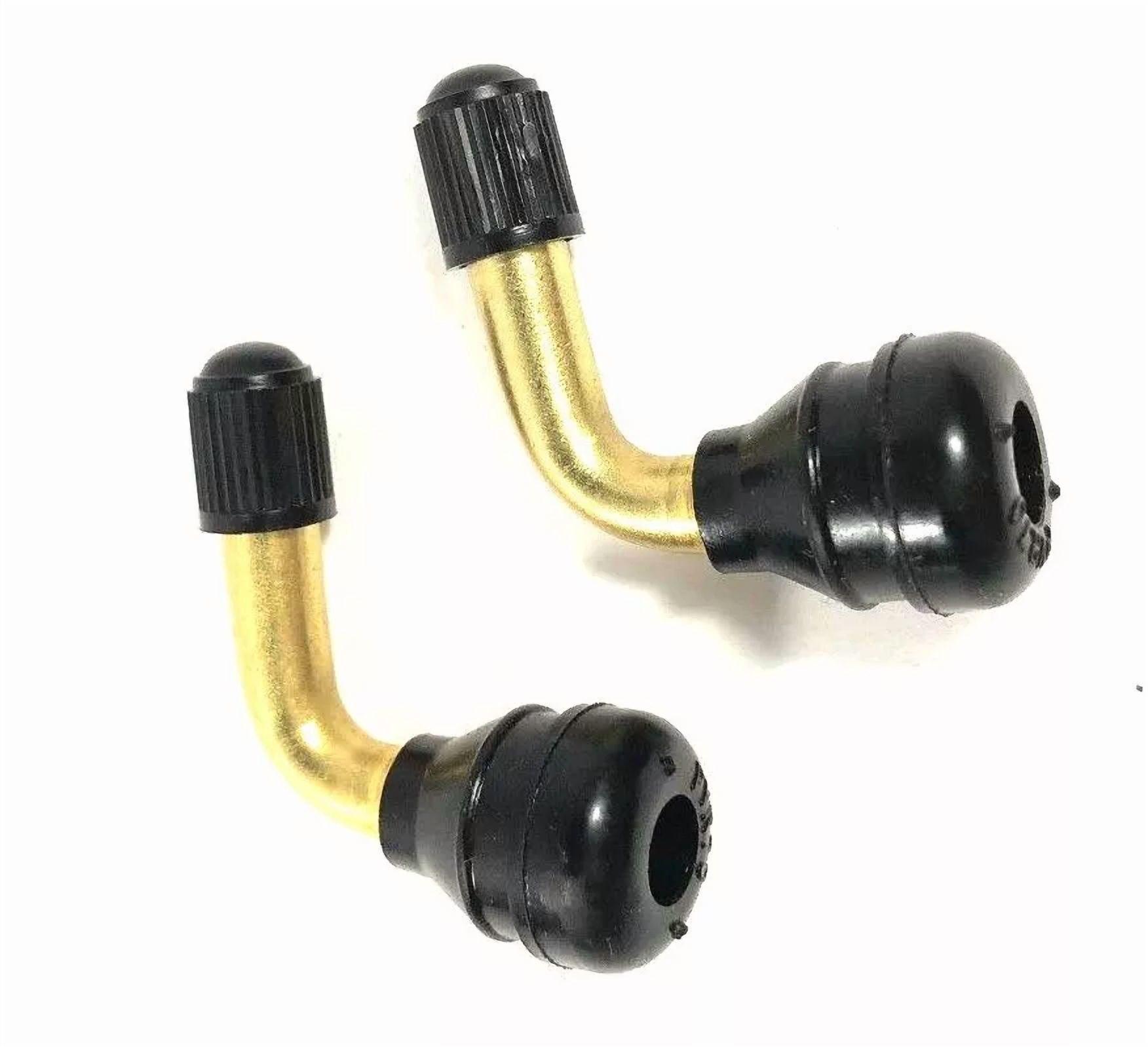 2-Pack 90-Degree Bent Valve Stems - Compatible with Moped/Scooter ...