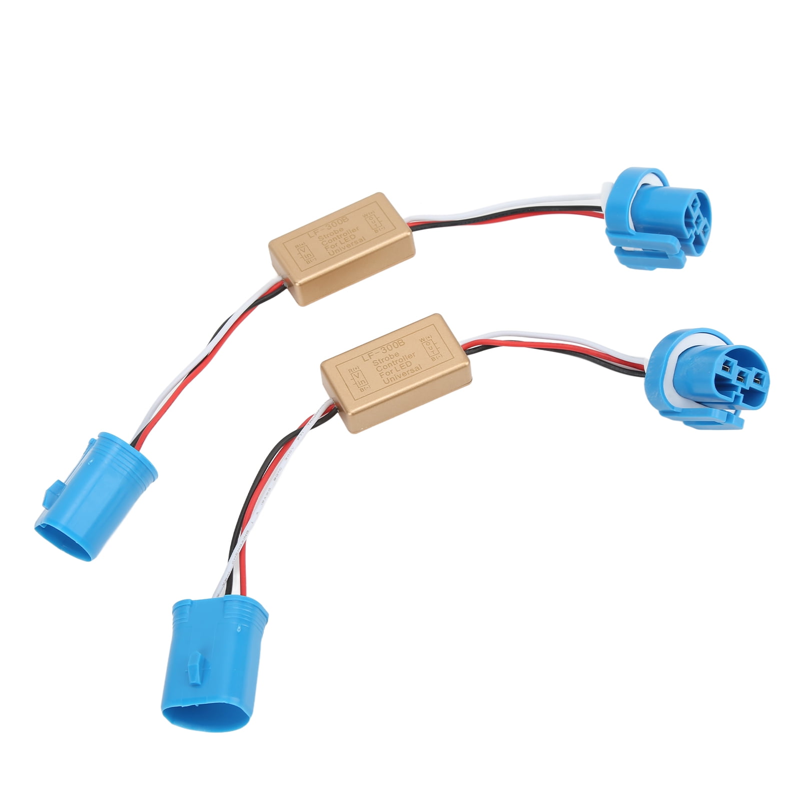 2-Pack 9007 LED Strobe Control Module, 50W Blinking Controller for ...