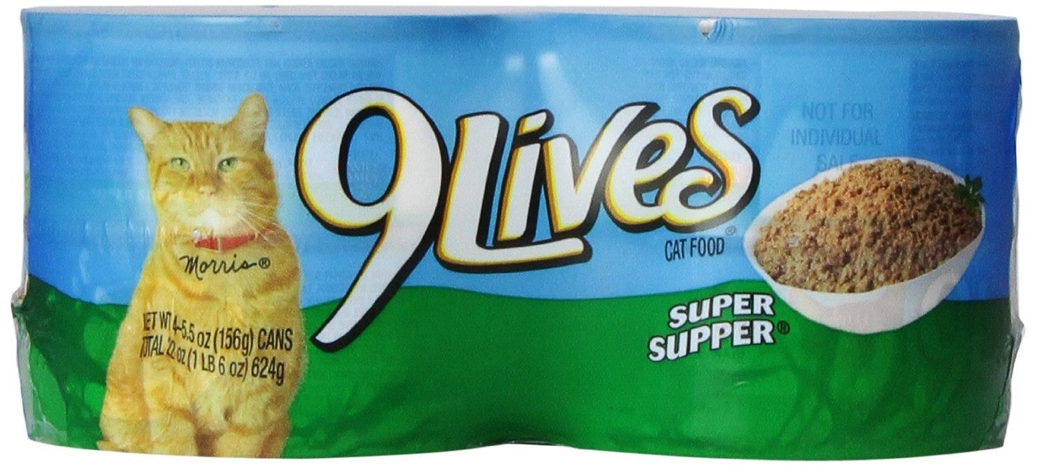 ( 2 Pack ) 9Lives 9 Lives Super Supper Meaty Pate Wet Cat Food 4 Ct - 5 ...