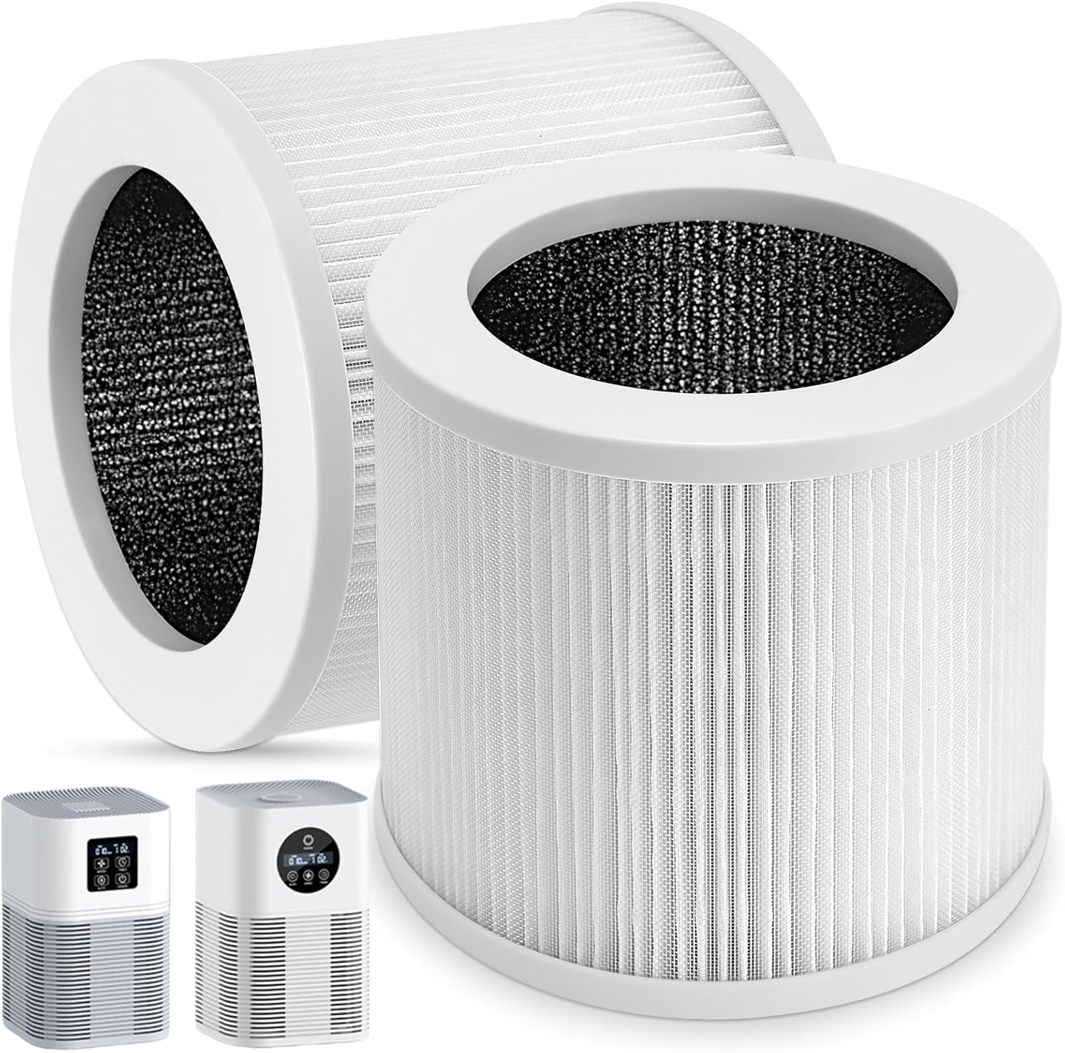 2 Pack A1 Filters Fit for Vewior Air Purifier Filter Replacement A1 ...