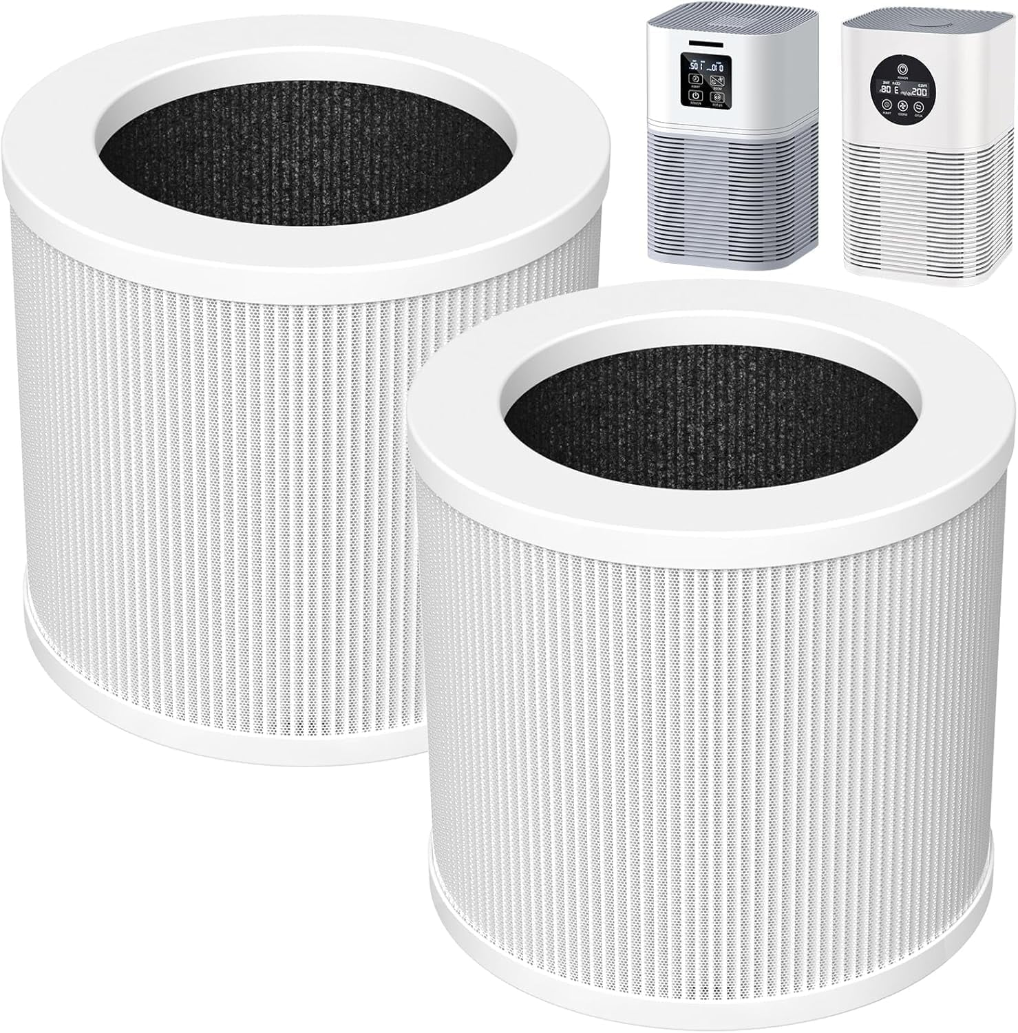 2 Pack A1 Replacement Filter Compatible with VEWIOR Air Purifier Hqsc ...