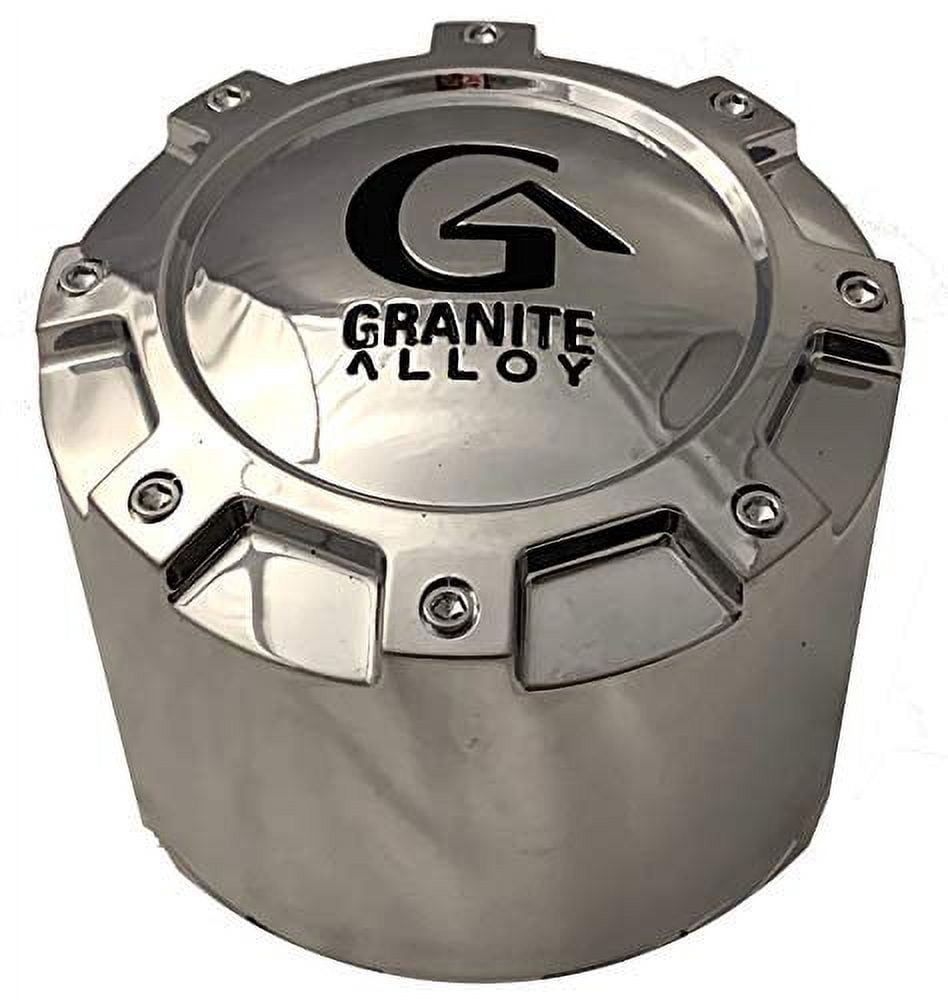 2 Pack - A89-0403G Granite Wheels Chrome Wheel Center Cap - Walmart.com